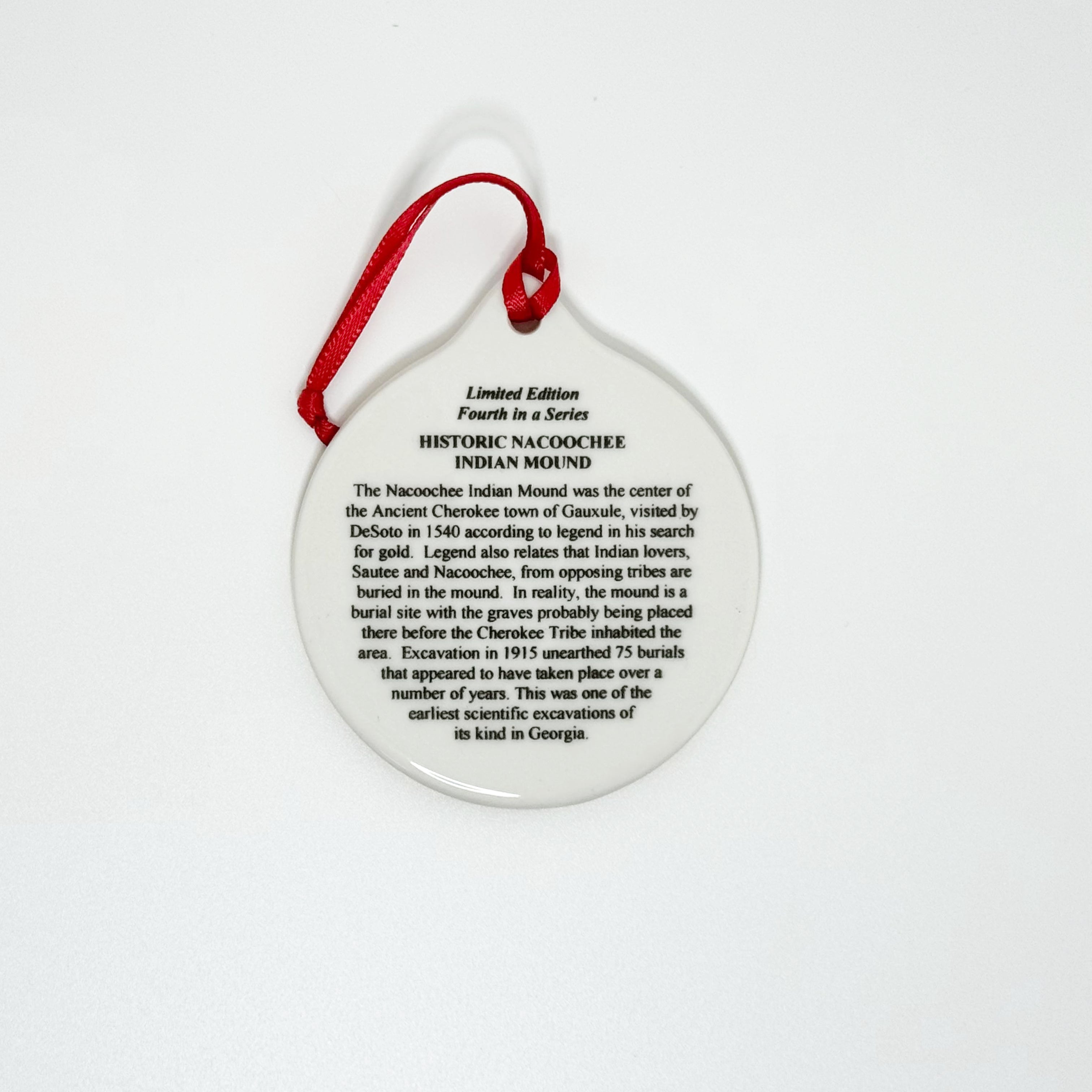 Landmark Ornament - Historic Nacoochee Indian Mound – Old Sautee Store