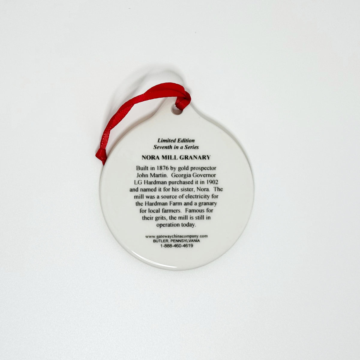 Landmark Ornament - Nora Mill Granary – Old Sautee Store